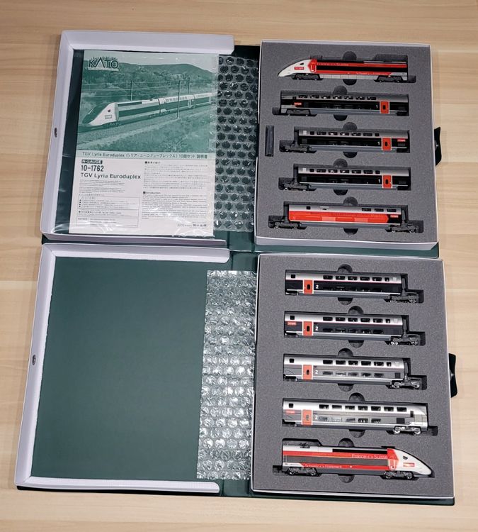Kato 10-1762 SNCF / SBB TGV Lyria Euroduplex 10-teilig (Neu und ...