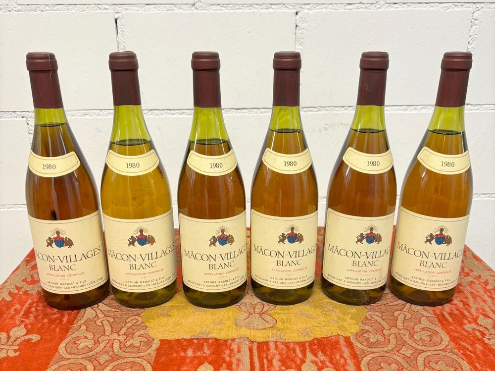 💚 💚 6 x 1980 Mâcon-Villages Blanc von Arthur Barolet & Co. (Neu (gemäss ...