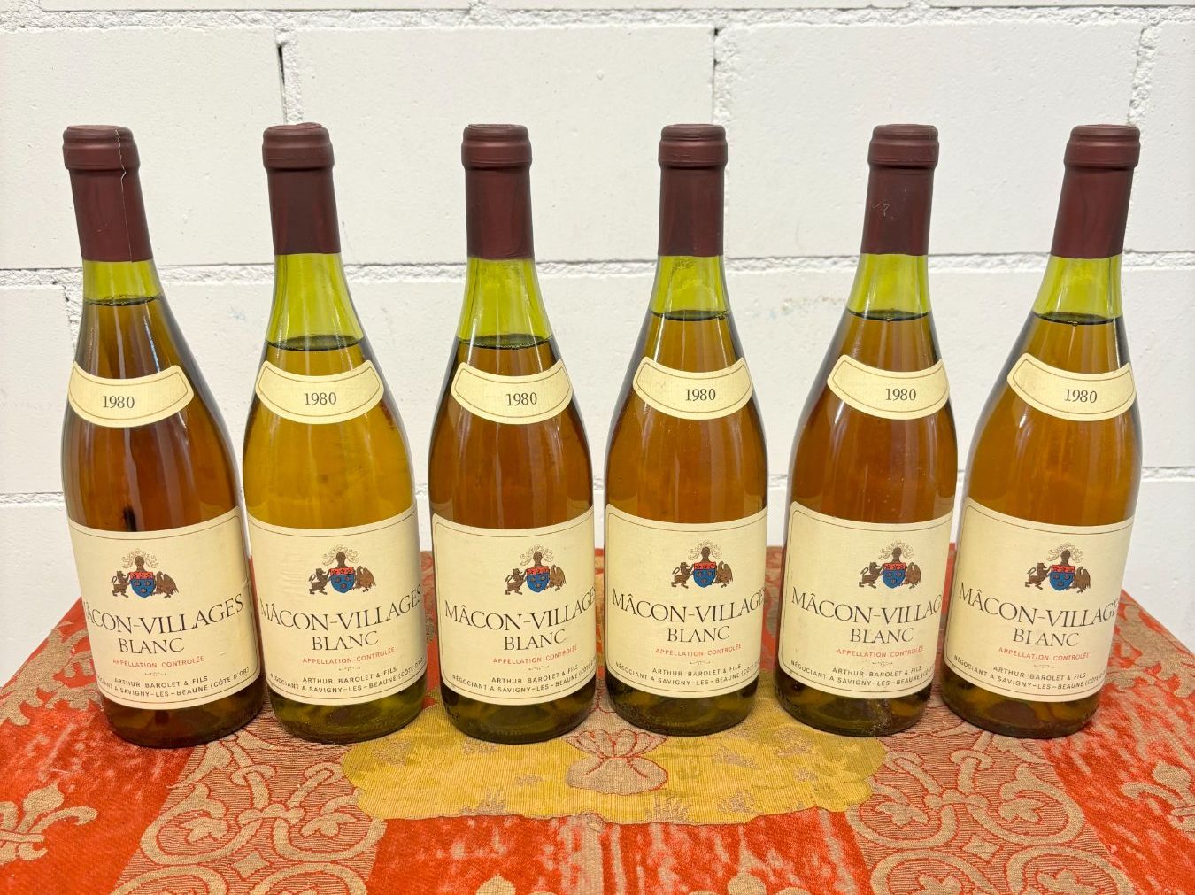 💚 💚 6 x 1980 Mâcon-Villages Blanc von Arthur Barolet & Co. (Neu (gemäss ...
