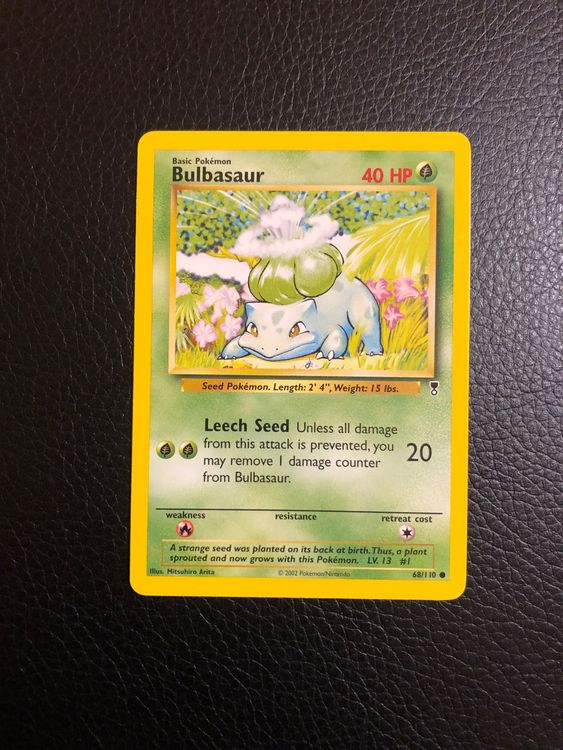 Legendary Collection Bulbasaur 68/110 Ab 1 (Gebraucht) in Paradiso für ...
