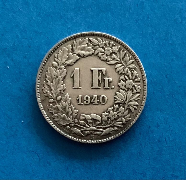 Schweiz 1 Franken / Jahrgang 1940 | Kaufen auf Ricardo