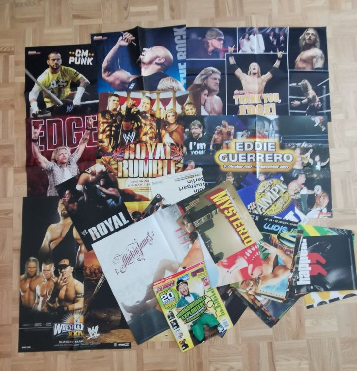 Diverse WWE Poster (Wrestling, ca. 40 Stück) | Kaufen auf Ricardo