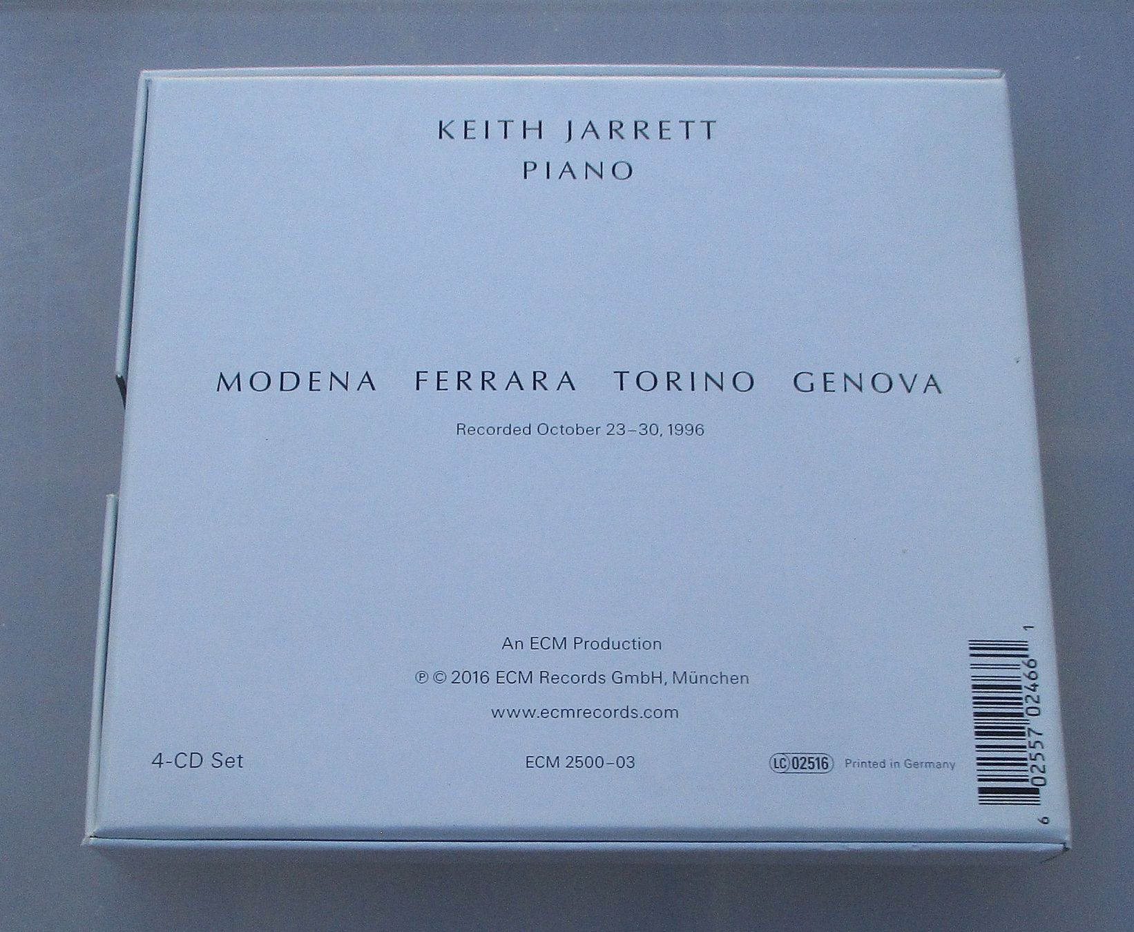 KEITH JARRETT - A Multitude Of Angels / 4-CD Box (Gebraucht) in Wattwil ...