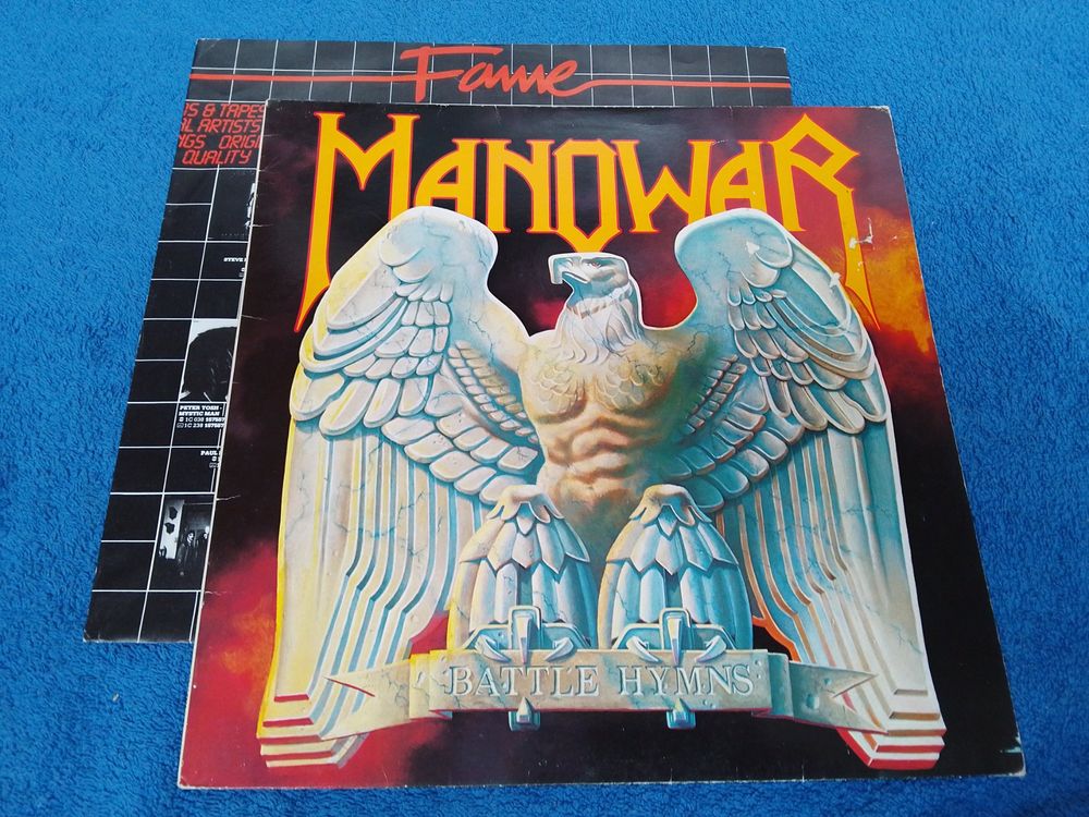 MANOWAR - battle hyms 12" +OIS liberty FIRST ALBUM | Kaufen auf Ricardo