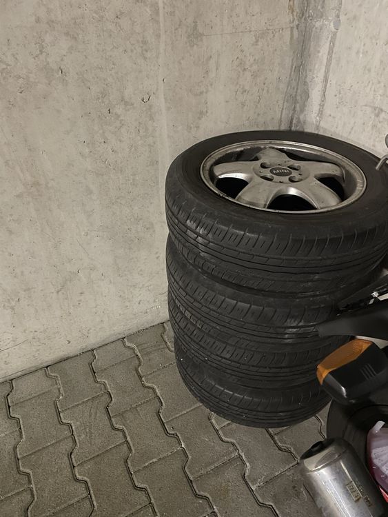 Mini Felgen mit Sommerreifen 15“ (Gebraucht) in Baden für CHF 40 – nur ...