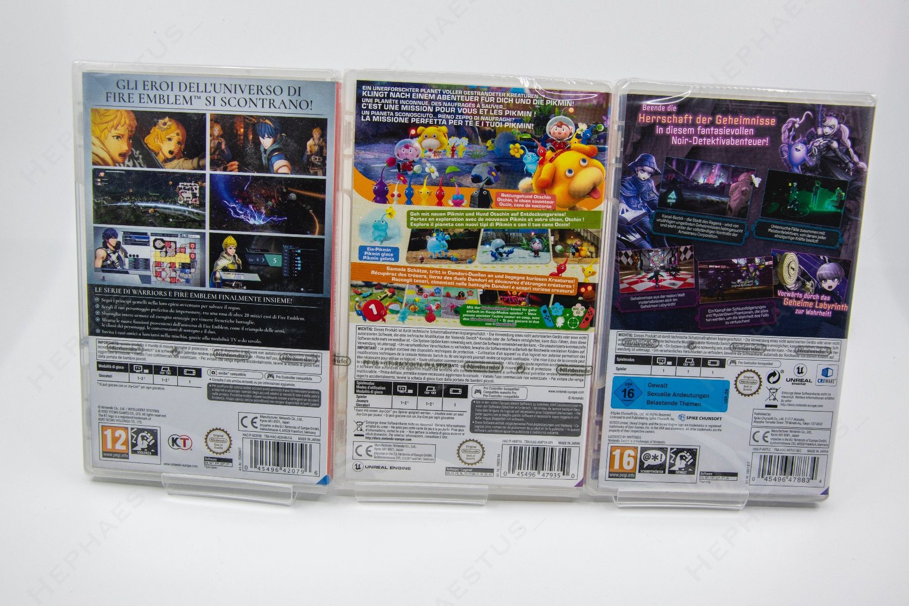 3er NSW Bundle: Pikmin 4, Fire Emblem Warriors & Rain Code (Neu und ...