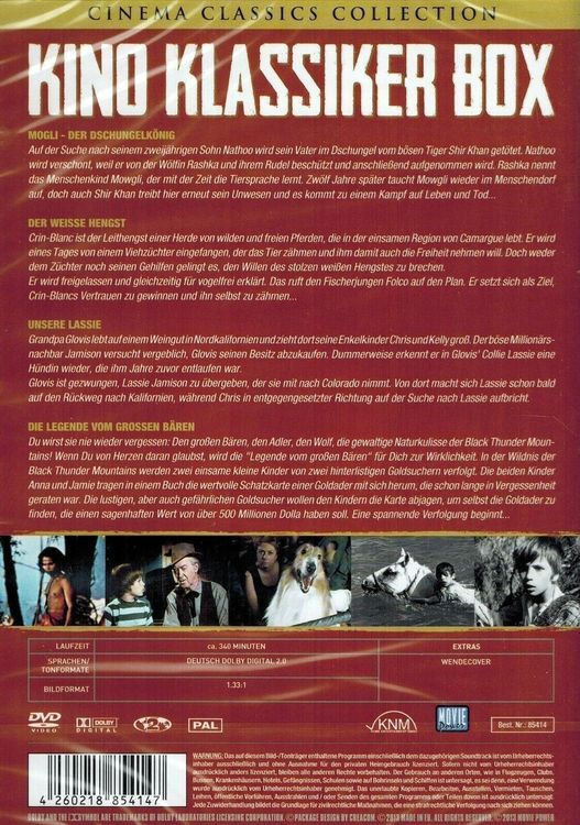 NEU/OVP: Kino Klassiker Box 4 Filme DVD (Neu und originalverpackt) in ...