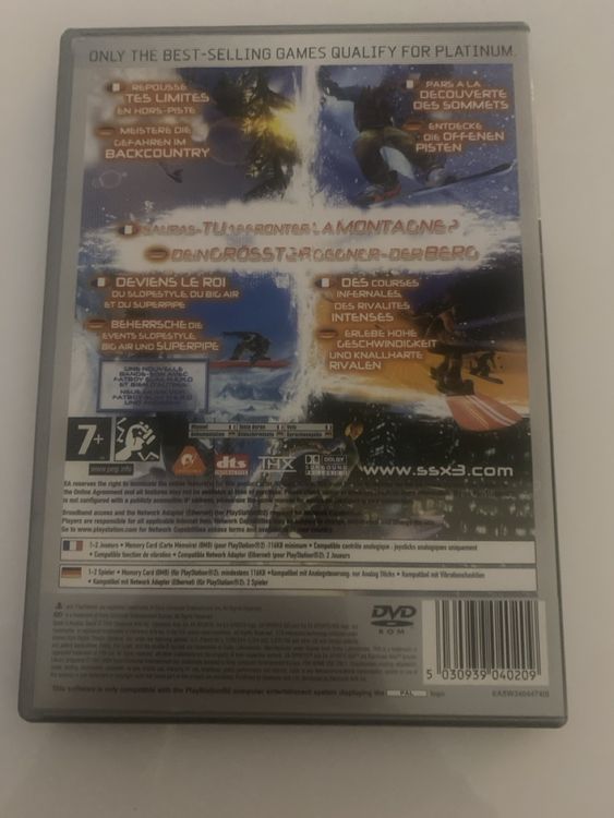 SSX 3 - PLATINUM - PS2 | Kaufen auf Ricardo