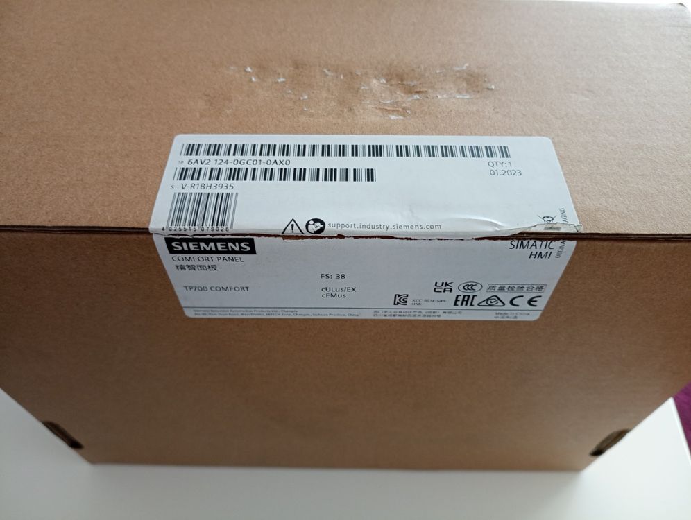 Siemens SIMATIC HMI TP700 Comfort Panel / 6AV2124-0GC01-0AX0 | Kaufen ...