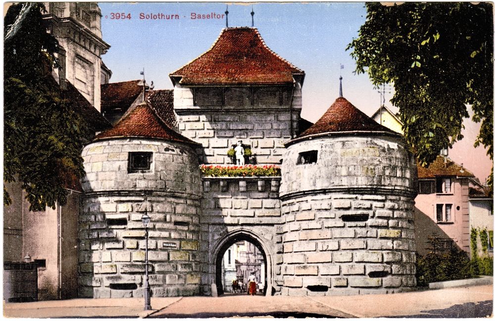 SOLOTHURN - Baseltor mit Leuten ca. 1910 SO | Kaufen auf Ricardo