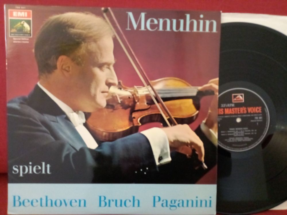 MENUHIN spielt BEETHOVEN, BRUCH, PAGANINI; LP EMI (Gebraucht) in ...