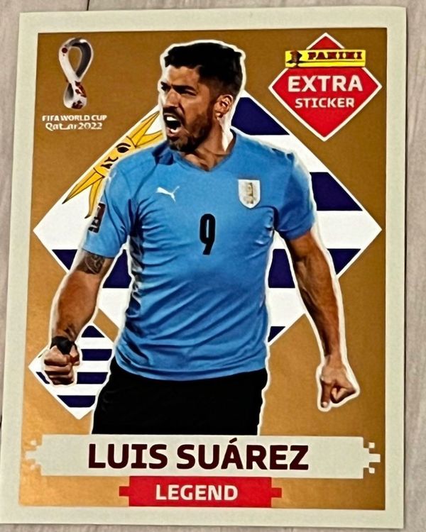 Panini Extrasticker Gold/legend Luis Suarez | Kaufen auf Ricardo