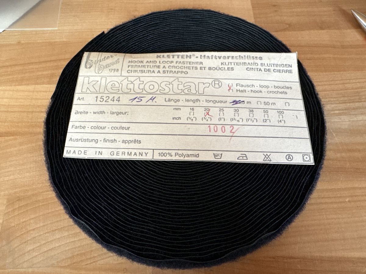 Klett Flausch Band 15 Meter / 2 cm breit (Neu (gemäss Beschreibung)) in ...