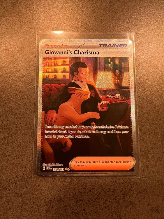 Pokemon 151 EN - Giovanni’s Charisma 204 / 165 | Kaufen auf Ricardo