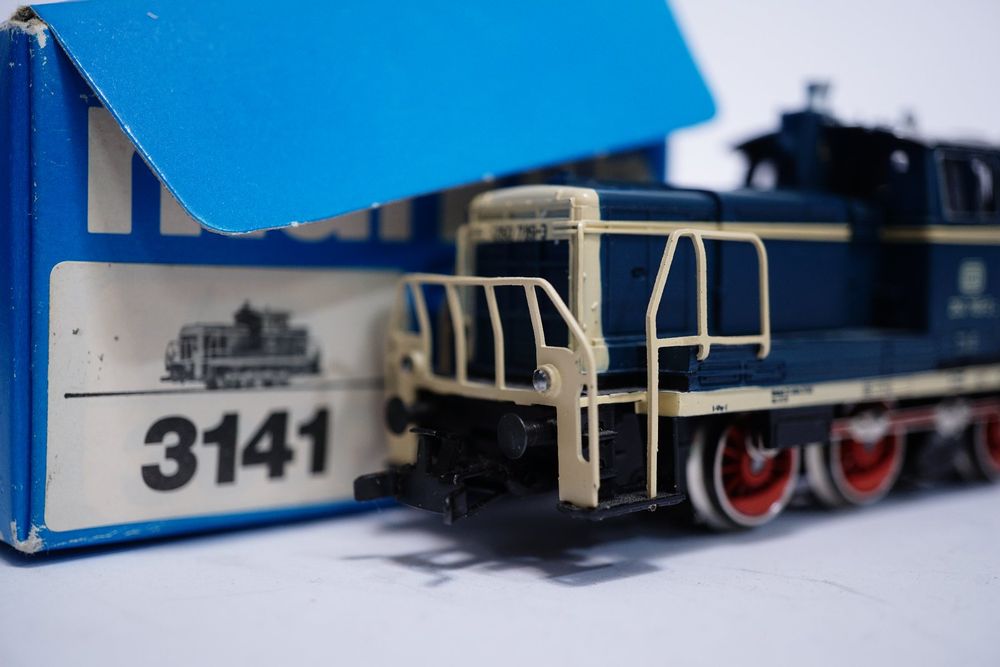 7∑ Märklin 3141 DB BR 260 Dieselrangierlok blau (Gebraucht) in ...