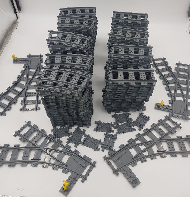 Lot de 169 pièces de Rail pour Lego city train chemin de Fer (Gebraucht ...
