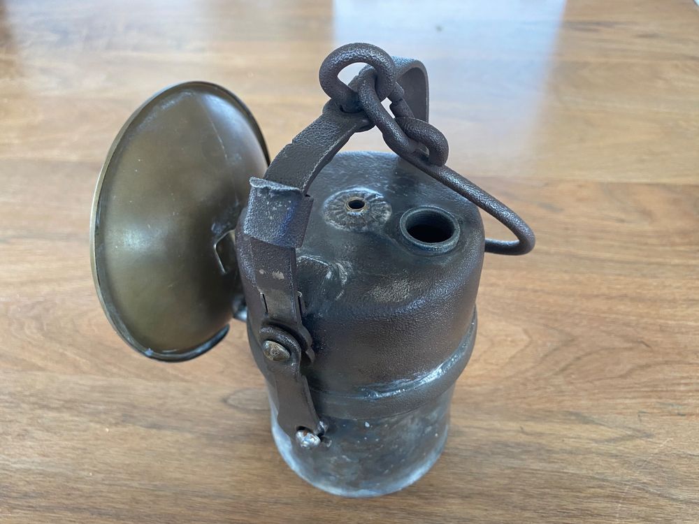 Antike Karbid Lampe Carbid Bergwerk Laterne Acetylen Karbit | Kaufen ...