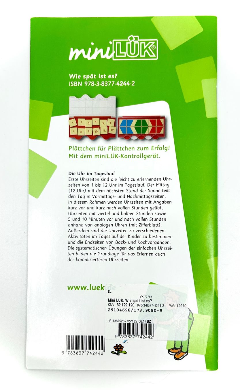 Mini Lük Heft "Wie spät ist es?" ab 5 Jahren (Gebraucht) in Murten für ...