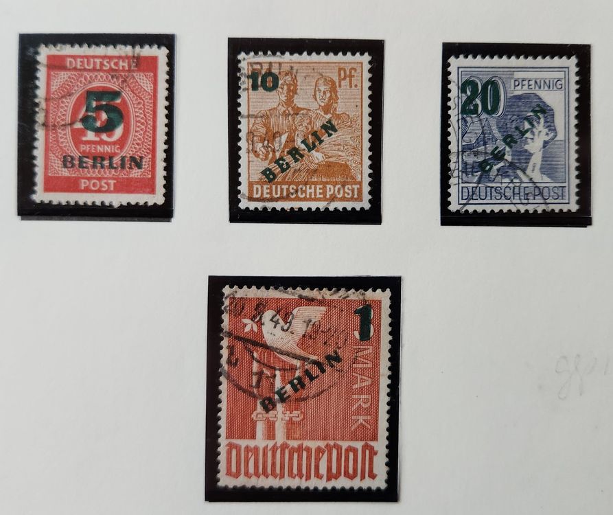 Deutschland Berlin-Mi 64-67 Satz (4 Werte) (Gebraucht) in für CHF 2 ...
