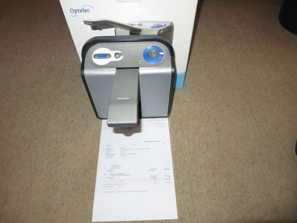 LESEGERÄT-SCANNER OPTELEC CLEARREADER+ FÜR SEHBEHINDERTE (Gebraucht) in ...