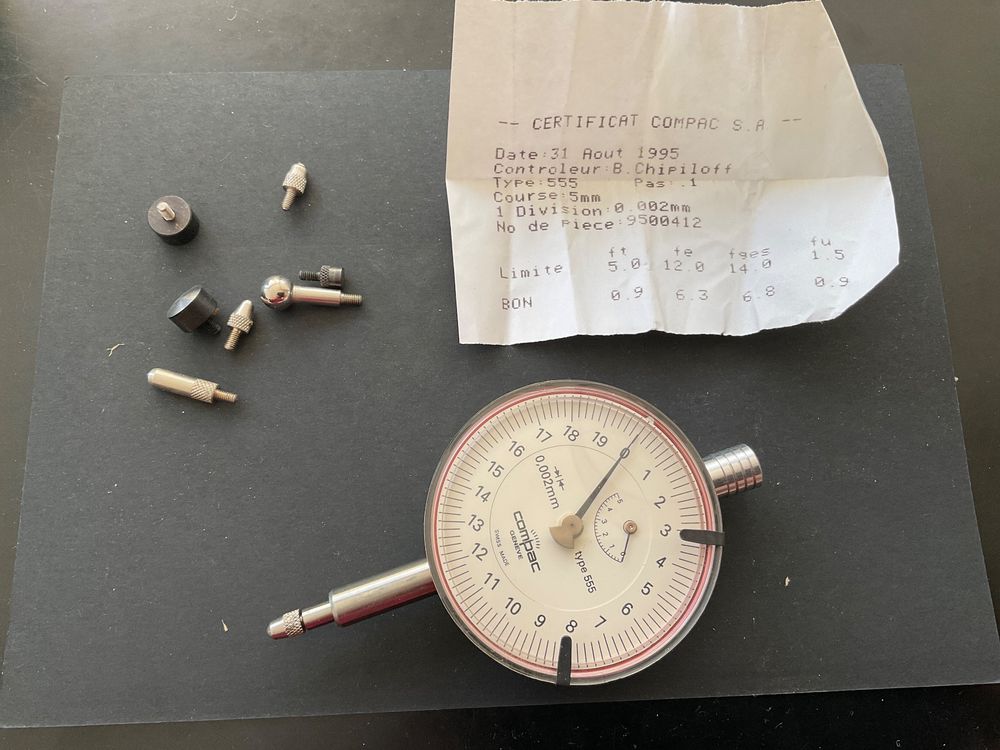 Compac Messuhr Type 555 Geneve mit Zubehör in OVP | Kaufen auf Ricardo