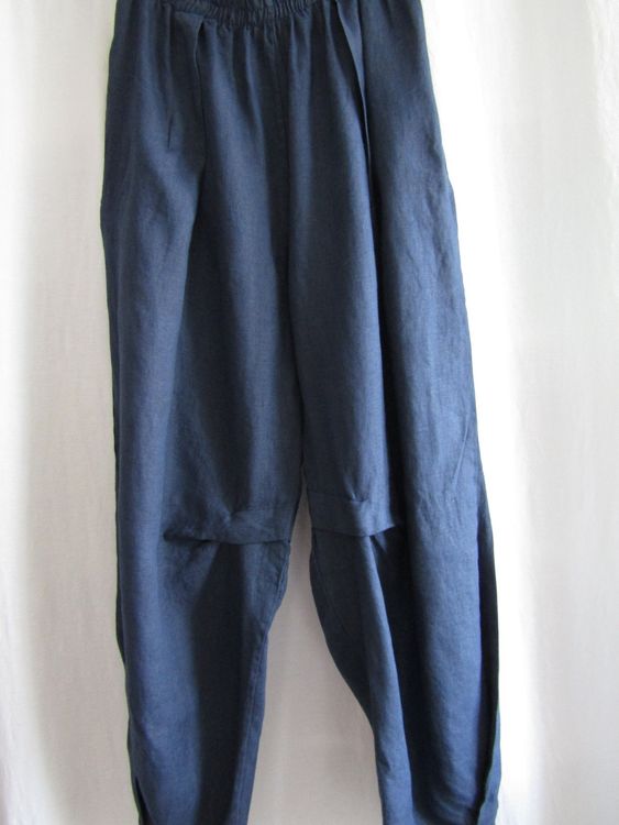 Gr. 48/56, Leinenhose Dunkelblau mit Taschen von LaBass (Neu und ...