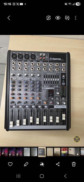 Mackie ProFX8 8-Kanal-Kompaktmixer mit USB und Effekten. (Gebraucht) in ...