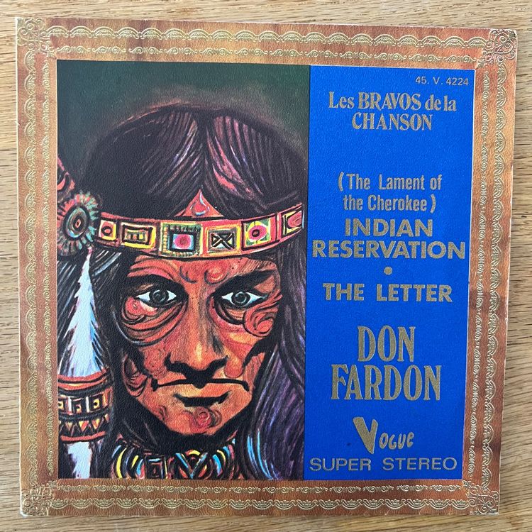 Don Fardon - Indian Reservation / 1. France-Press. 1973 (Gebraucht) in ...