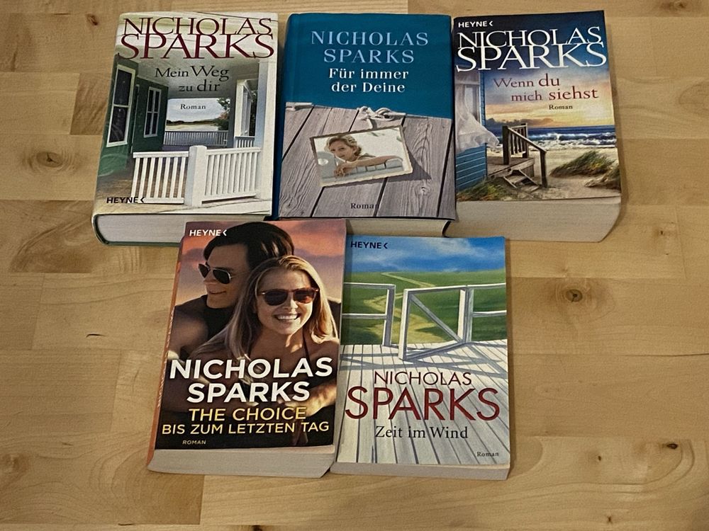 5 Bücher von Nicholas Sparks (Gebraucht) in Müllheim Dorf für CHF 10 ...