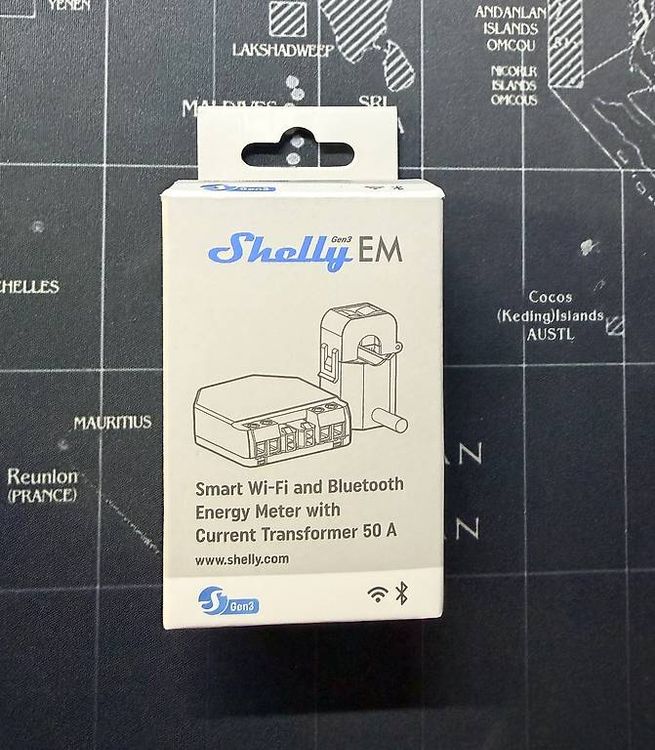 Shelly EM Gen3 mit 1 x 50A CT Clamp und Garantie (Neu und ...
