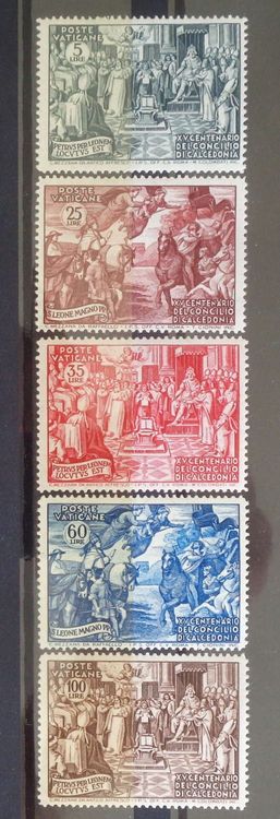 VATIKAN 1951: 1500. Jahrestag des Konzils von Chalkedon, ** (Gebraucht ...