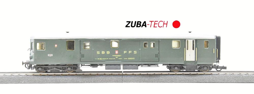 KSM Modellbau Leichtstahlsteuerwagen DZt SBB H0 GS mit OVP (Gebraucht ...