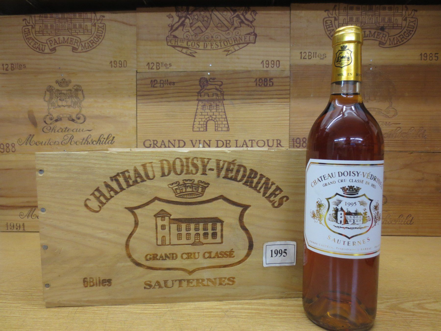 6 Fl. Chat. Doisy - Védrines 1995, 2ème Cru Sauternes in OHK (Neu ...