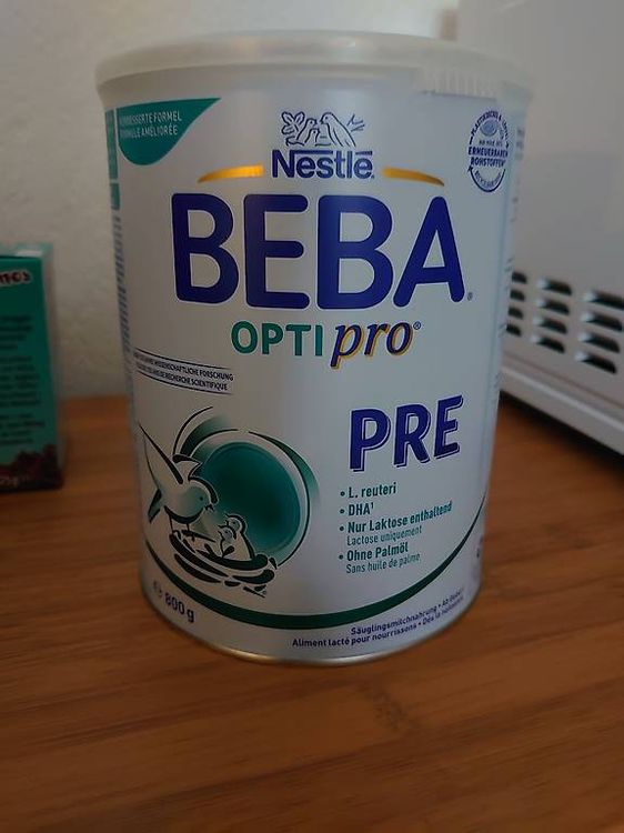 Nestlé BEBA Optipro PRE Anfangsmilch 800g (Neu und originalverpackt) in ...