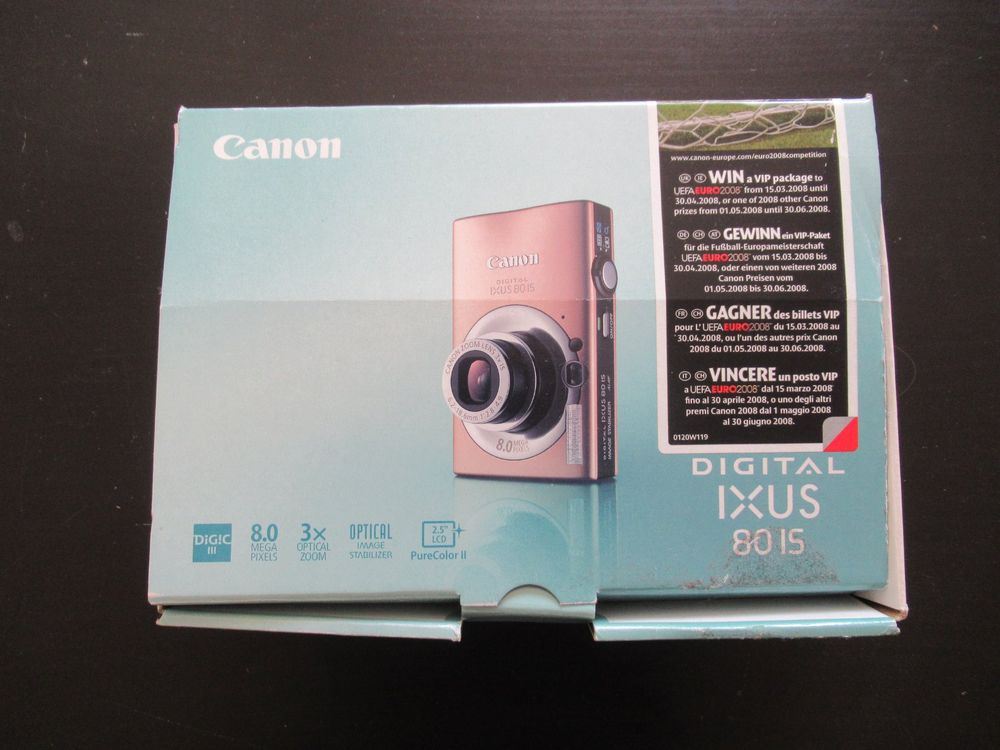 Canon Digital IXUS 80 IS (Caramel) - Digitalkamera (8 MP) (Gebraucht ...
