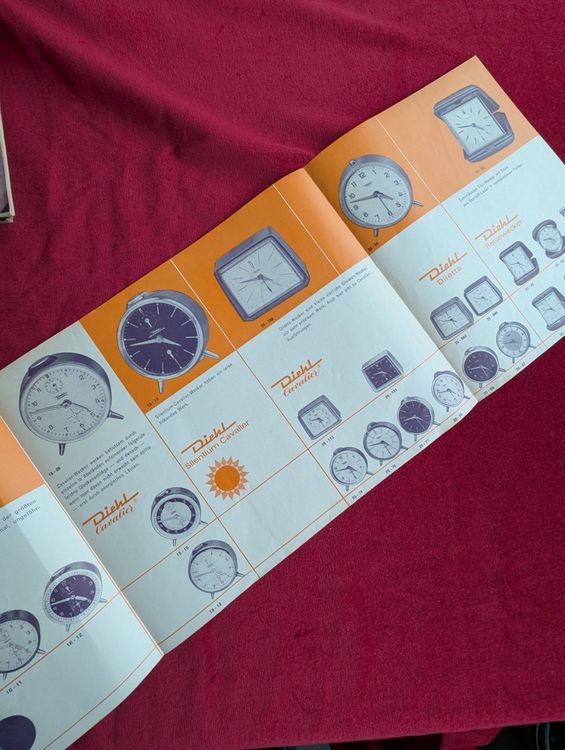 Diehl Wecker Katalog, Rarität, Sammlerstück, Vintage (Gebraucht) in ...