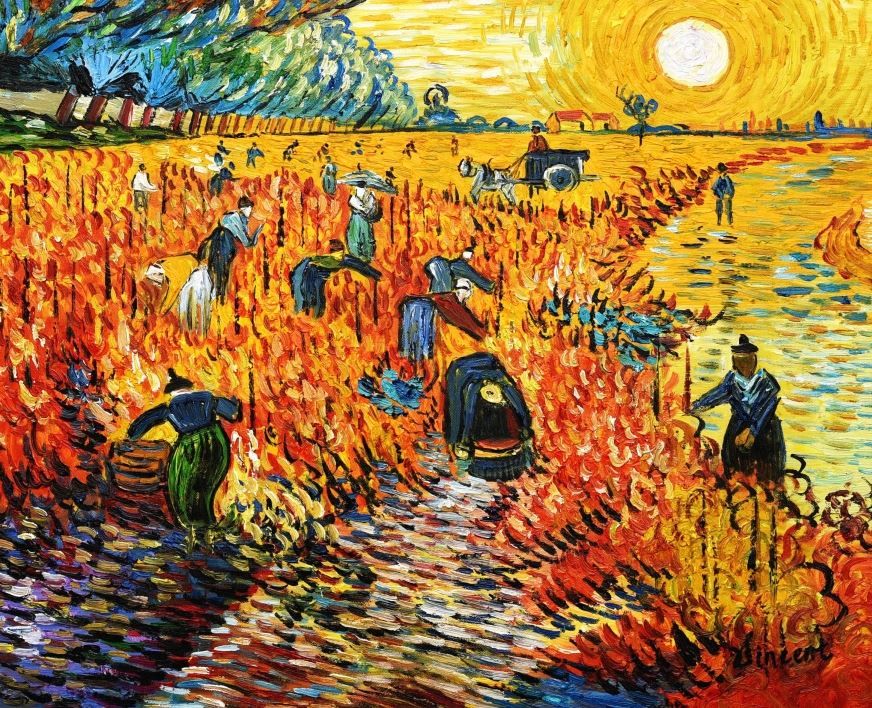 Vincent van Gogh - Der rote Weinberg | Kaufen auf Ricardo