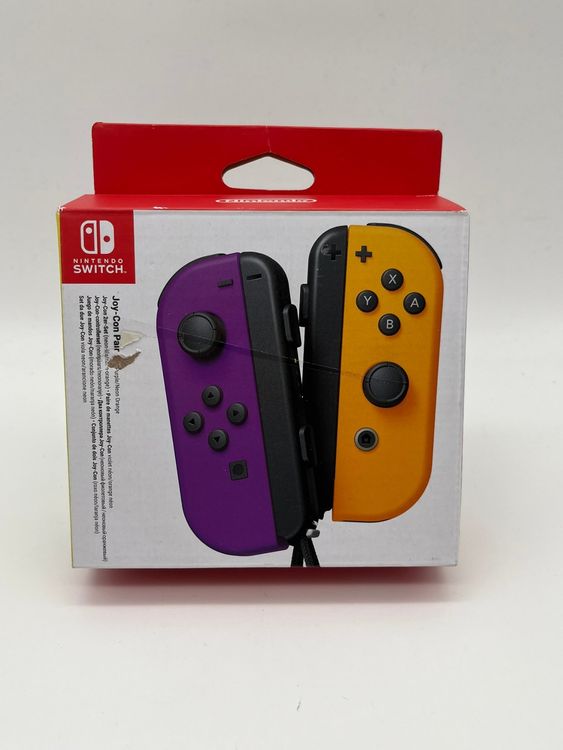 Nintendo Switch Joy-con Controller mit OVP Gelb Lila (Gebraucht) in für ...