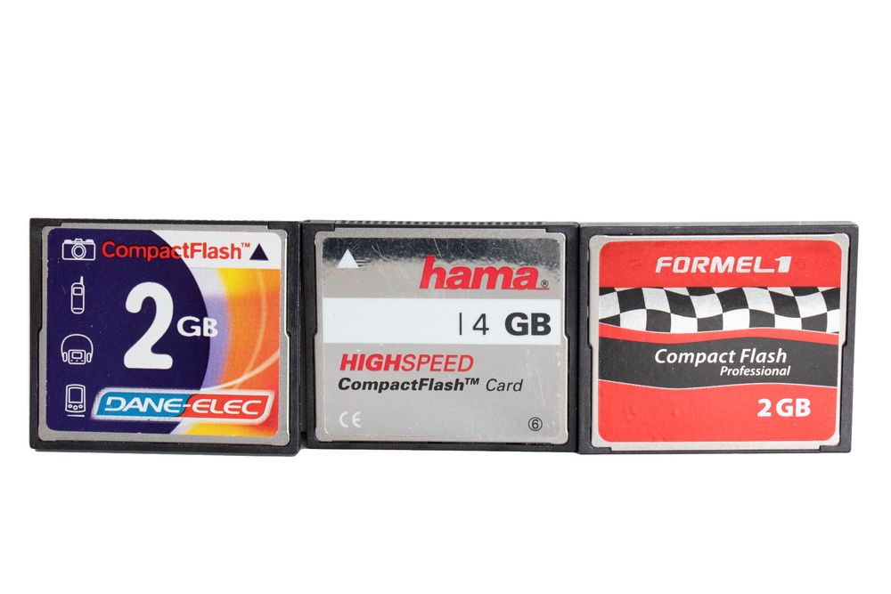 Speicherkarte CF Karte 8GB Compact Flash Memory Card (Gebraucht) in ...