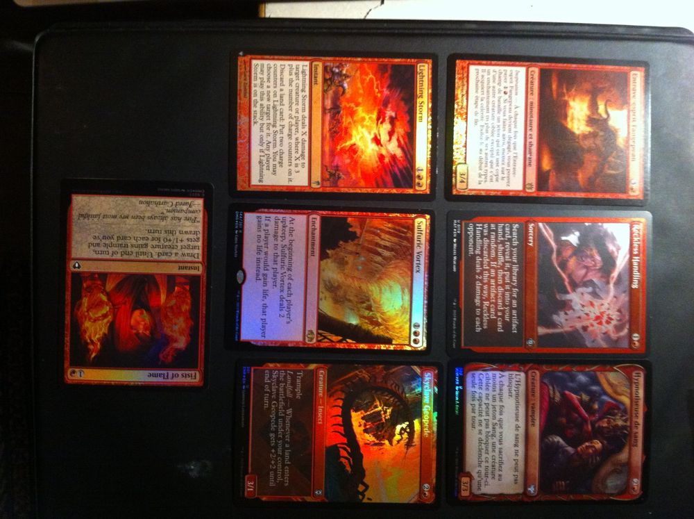 MTG - 7 foil red cards | Kaufen auf Ricardo