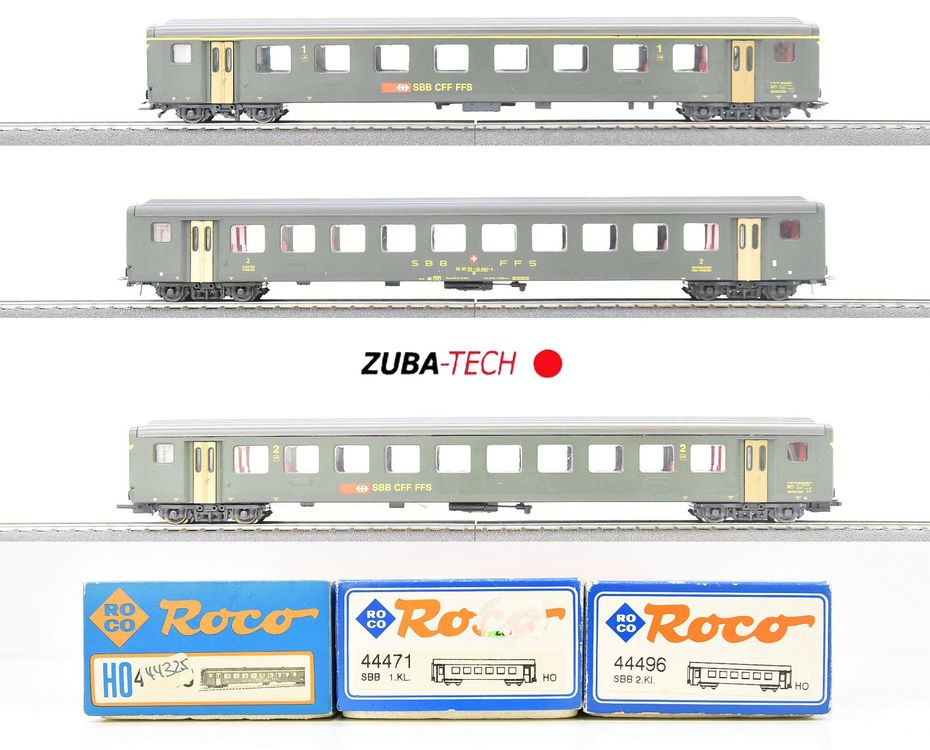 3x Roco EW II Personenwagen der SBB H0 GS mit OVP | Kaufen auf Ricardo