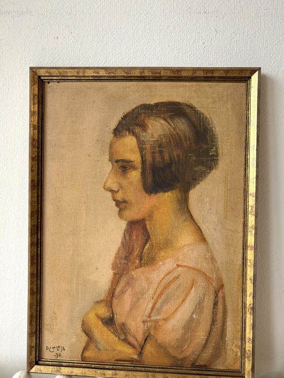 Alte Interesante PORTRET Bild P.CHIEJA (Gebraucht) in Zürich für CHF 16 ...