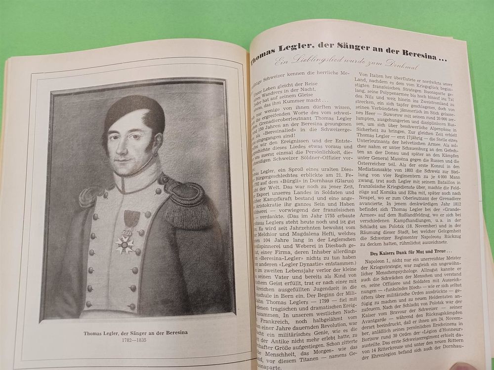 Thomas Legler - Sänger an der Beresina (Defekt) in Altdorf UR für CHF ...