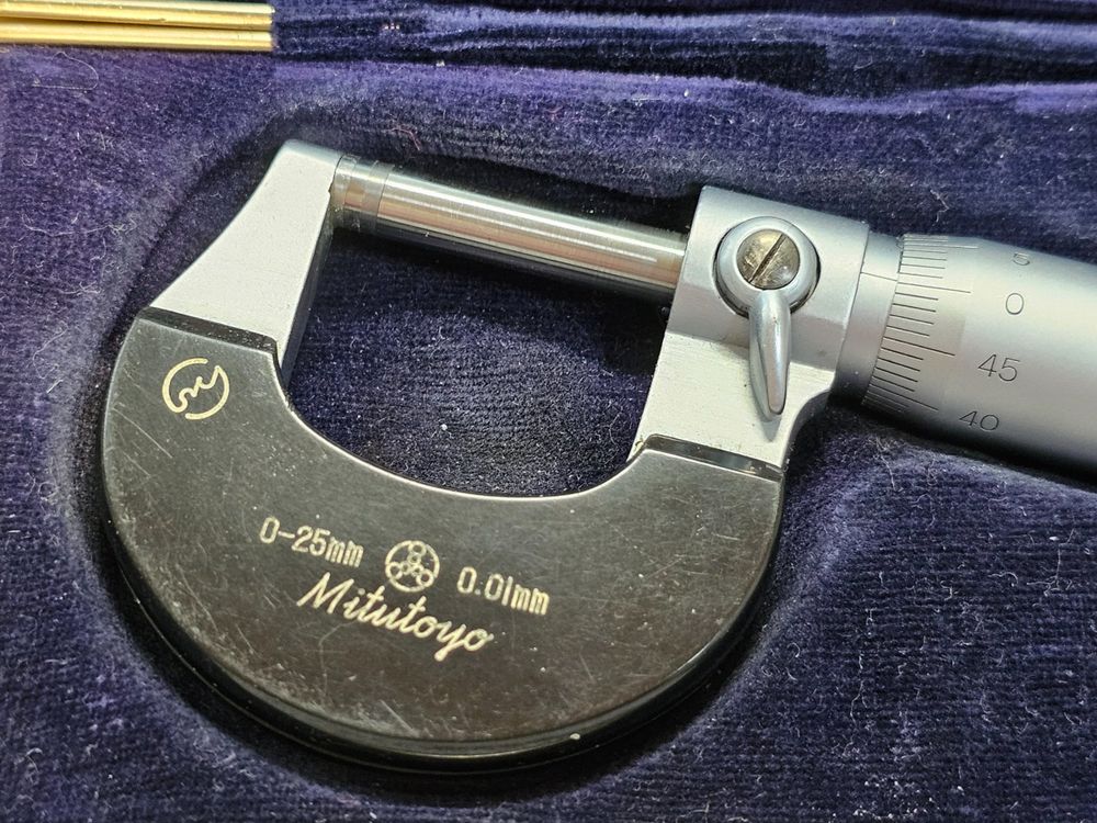 Messgerät / Mikrometer für 0-25mm, Marke Mitutoyo (Gebraucht) in Burgdorf für CHF 15 – mit ...