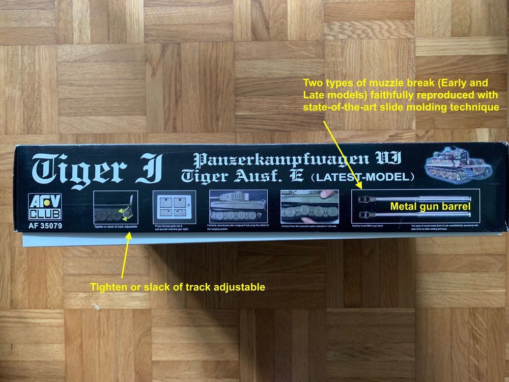 Tiger I w/metal barrel, ATAK Zimmerit, transparent periscope (Gebraucht ...