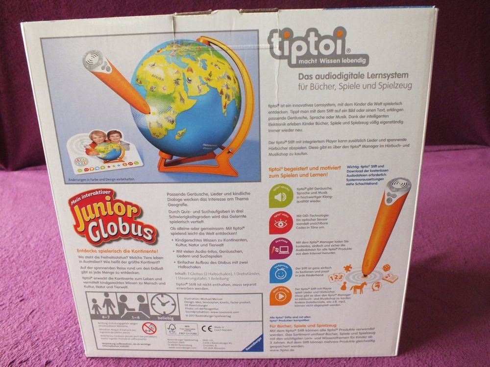 tiptoi interaktiver Junior - Globus | Kaufen auf Ricardo
