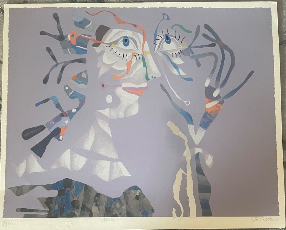 Grosse Sehr Interessante Serigraphi Unl Sig (Gebraucht) in Root für CHF 20 – mit Lieferung auf ...