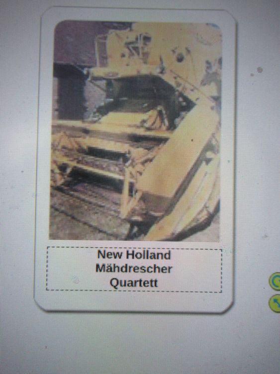 New Holland Mähdrescher Quartett 52 Karten (Neu und originalverpackt) in Herznach für CHF 32 ...
