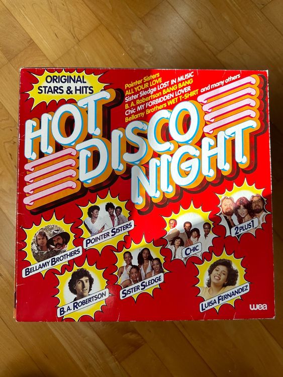 Schallplatte hot disco night | Kaufen auf Ricardo