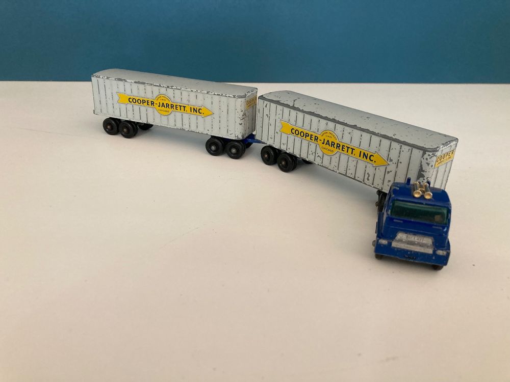 LKW mit 2 Anhänger von Matchbox Major Pack N°. 9 bespielt (Gebraucht ...
